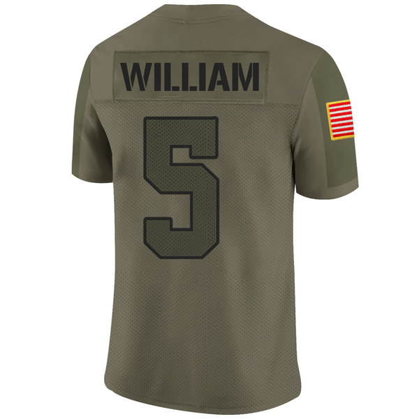 Personalized Jersey Football Military Shirt Gift For Veteran Soldier ...