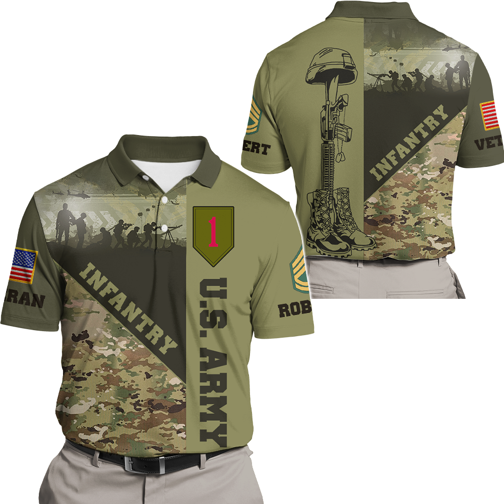 Personalized Shirt Available All Military Branches Custom Division Mil ...